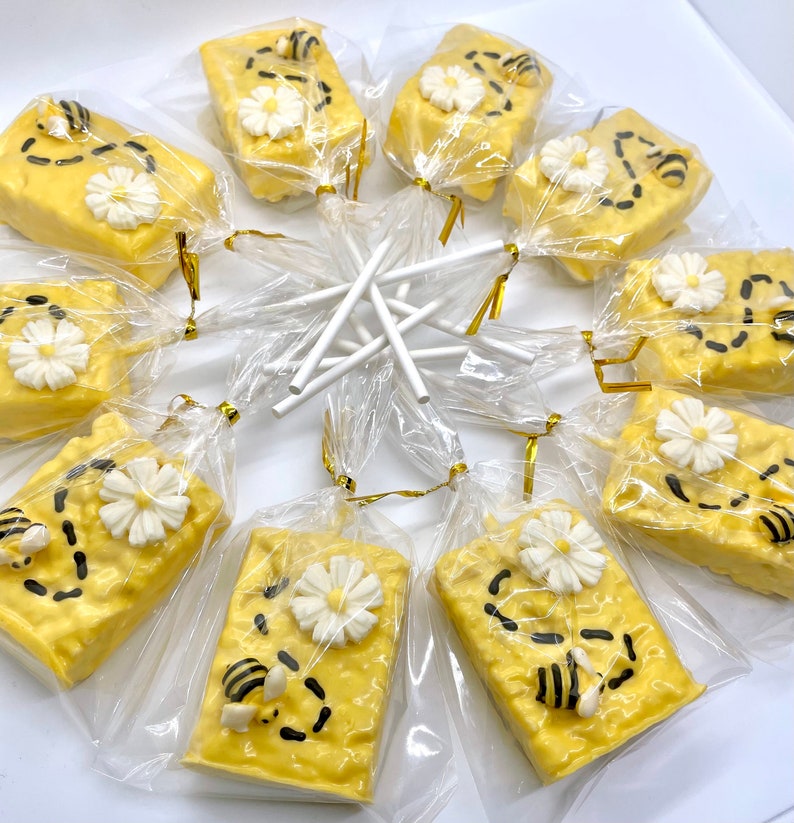 Bumble Bee Rice Krispies Treat Baby Shower Kids Party, Birthday, Gender ...