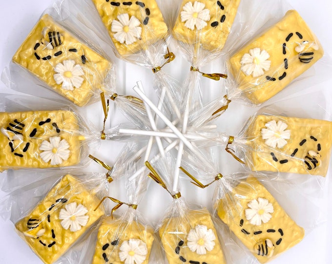 Bumble Bee Rice Krispies Treat Baby Shower Kids Party, Birthday, Gender ...