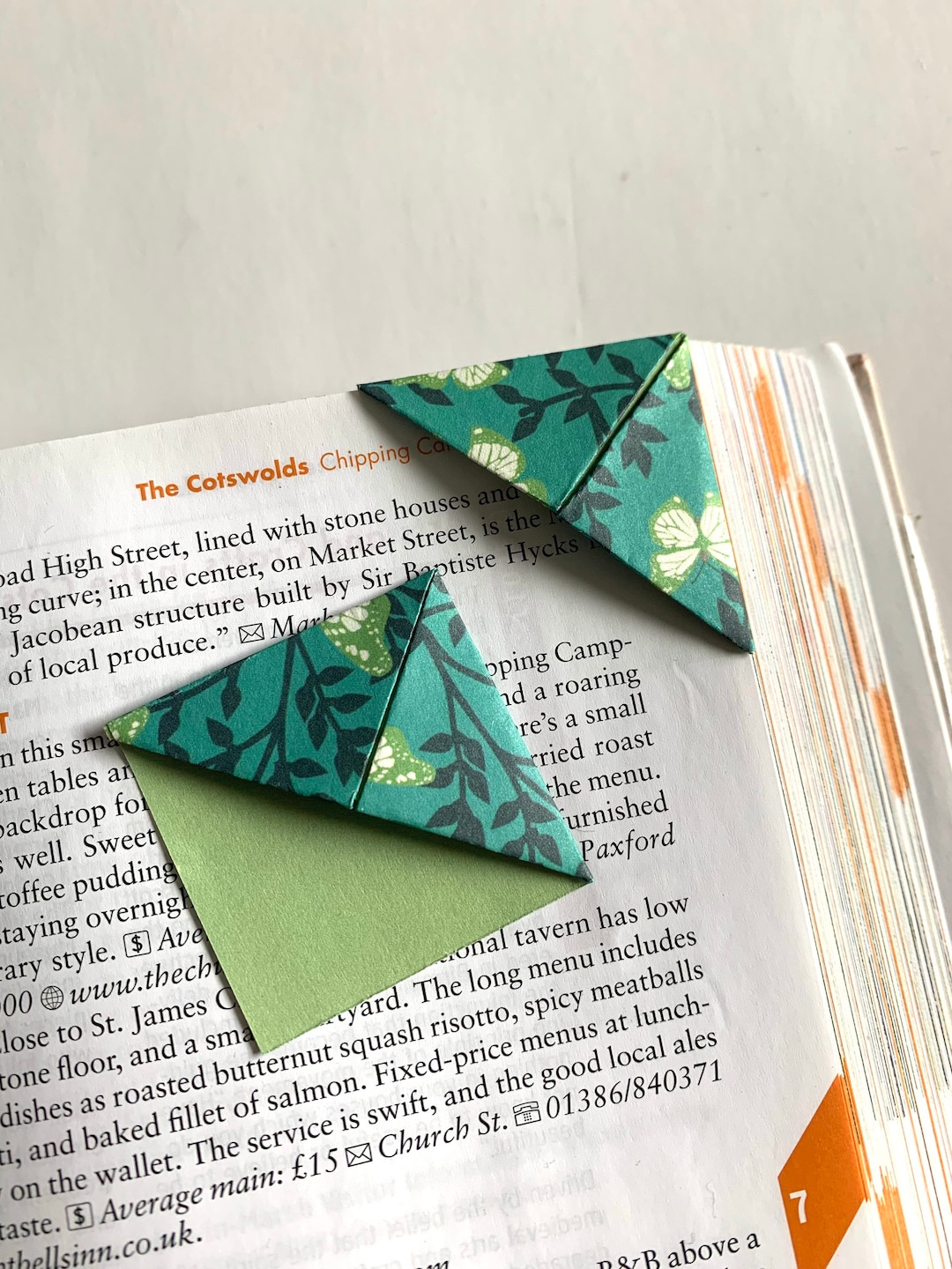 Paper Corner BOOKMARKS, Page Corner Bookmark, Page Corner - Etsy