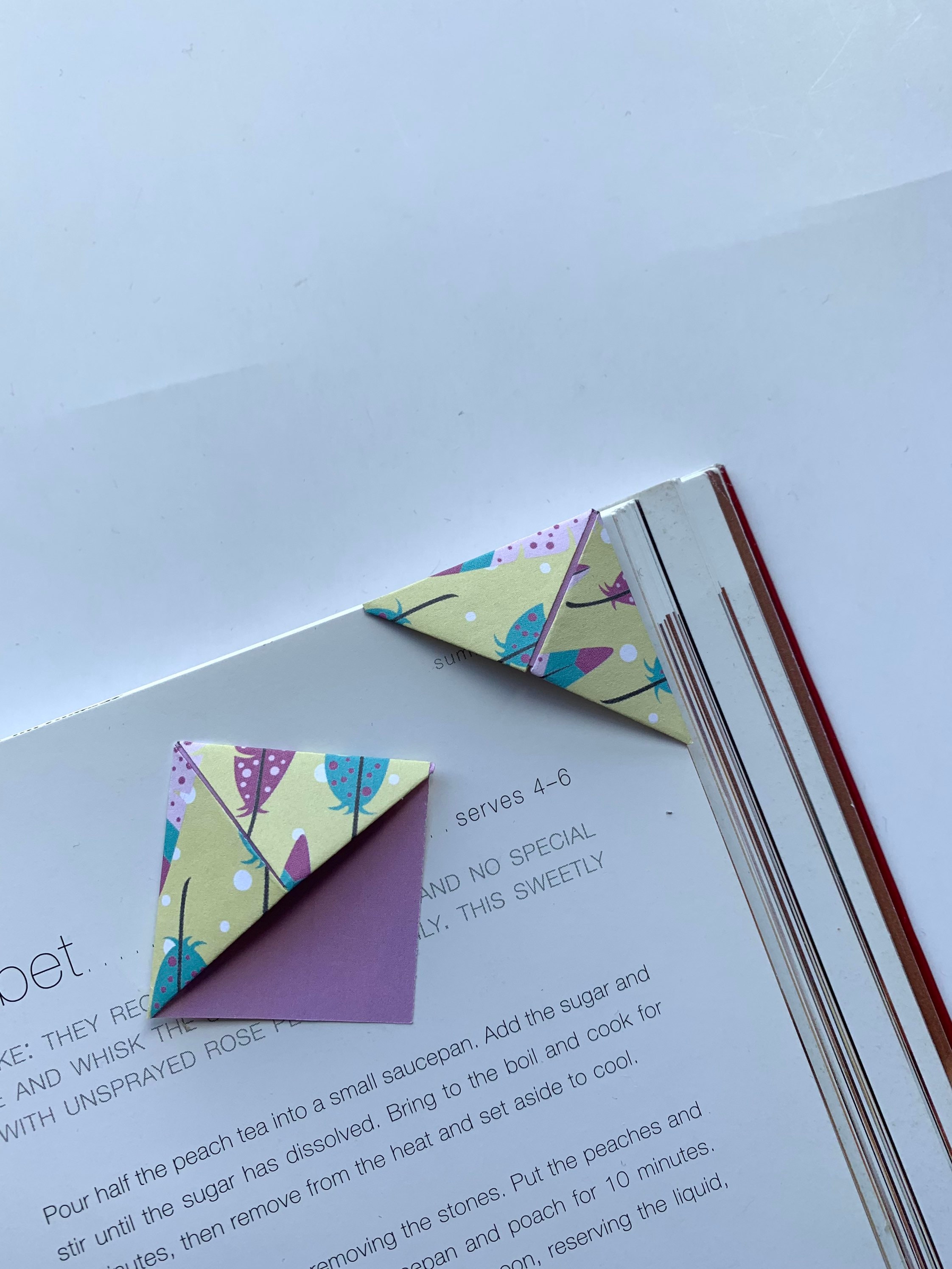 Paper Corner BOOKMARKS, Page Corner Bookmark, Page Corner - Etsy UK