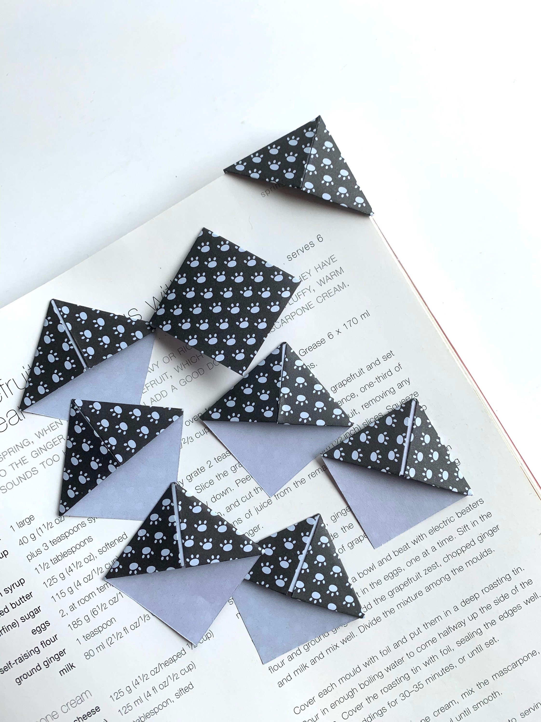 Paper Corner BOOKMARKS, Page Corner Bookmark, Page Corner - Etsy