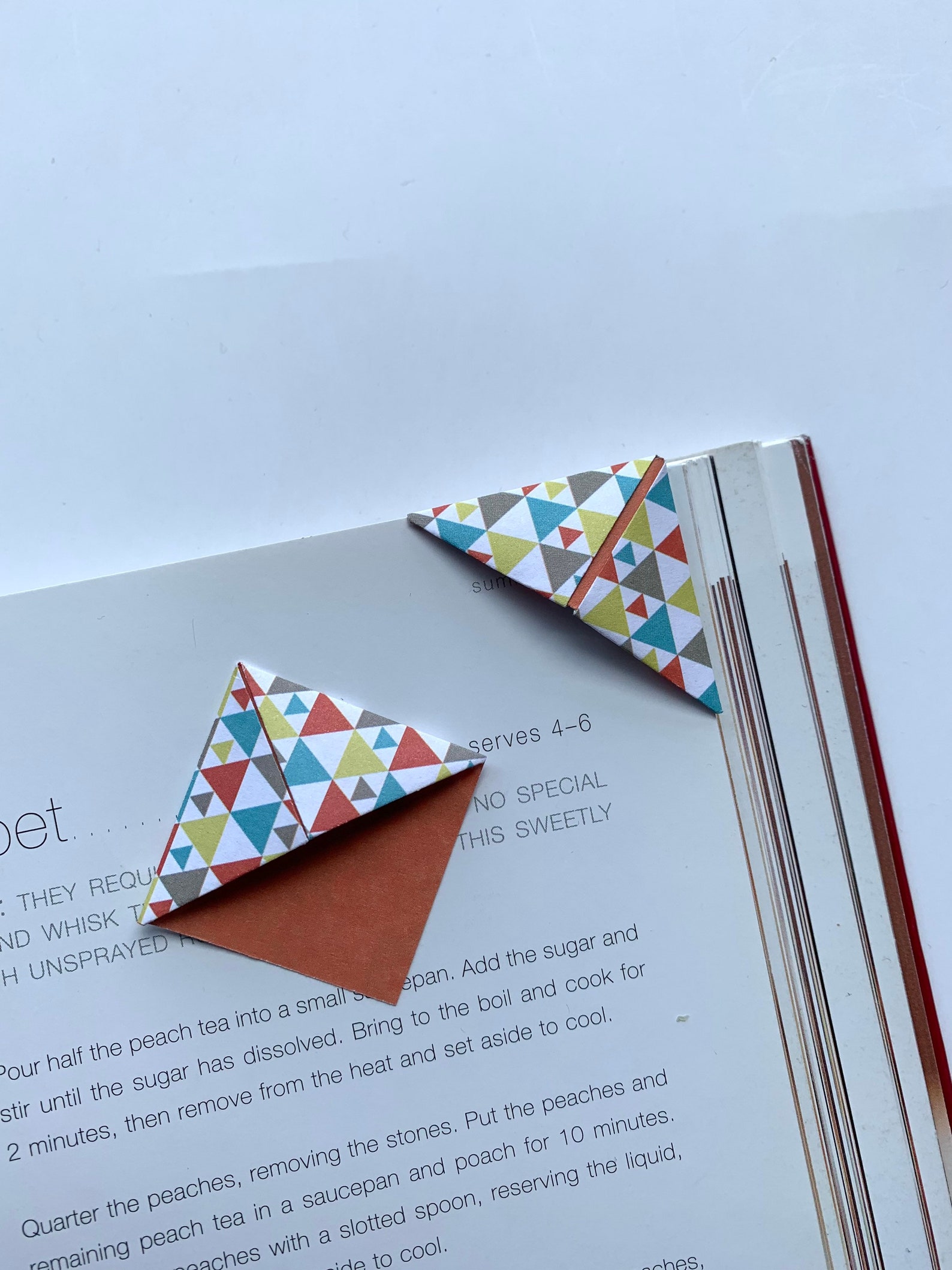 Paper Corner BOOKMARKS, Page Corner Bookmark, Page Corner - Etsy