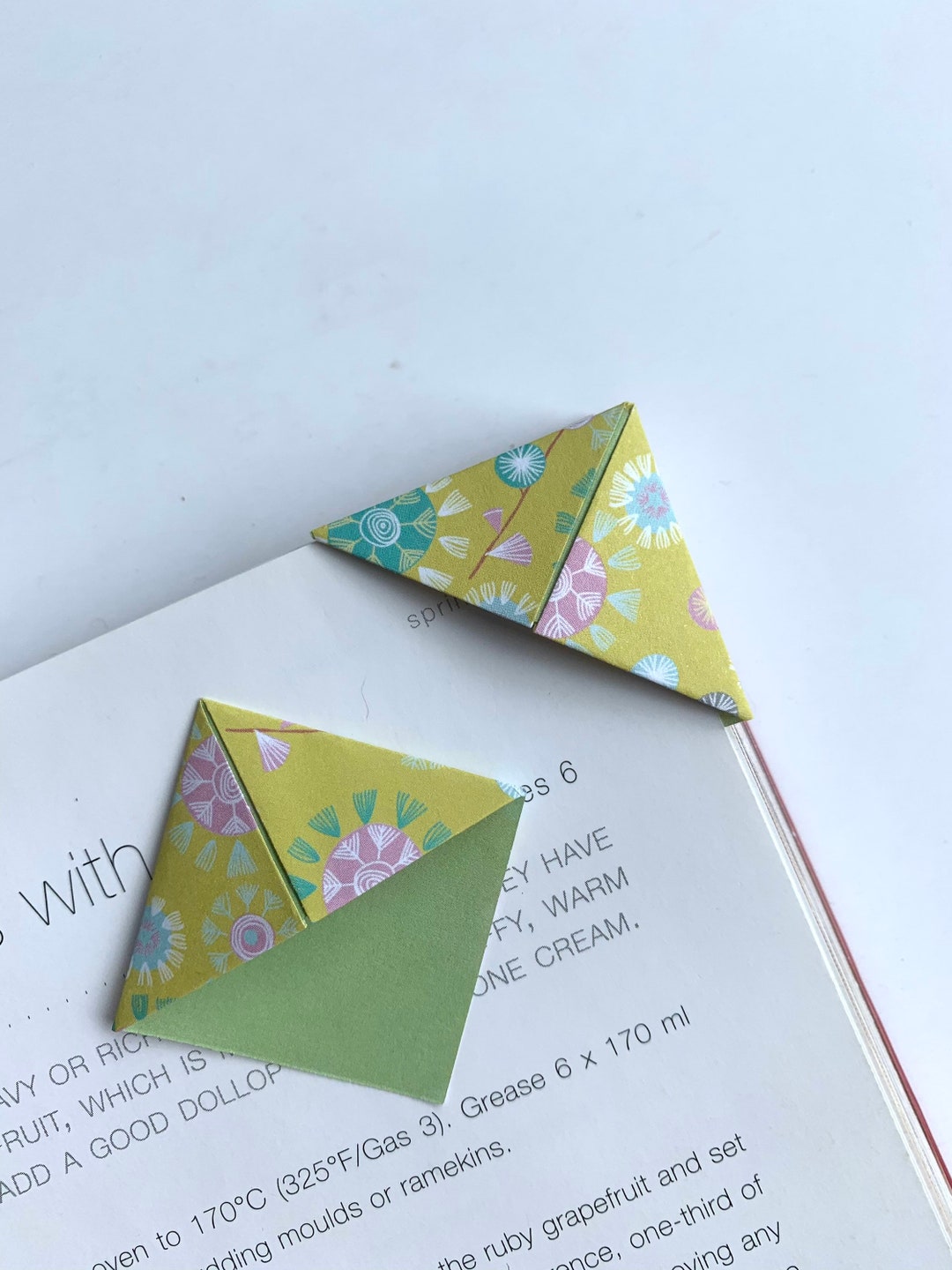 Paper Corner BOOKMARKS, Page Corner Bookmark, Page Corner - Etsy