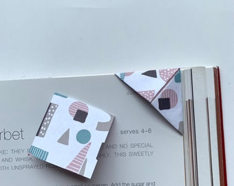 Paper Corner BOOKMARKS, Page Corner Bookmark, Page Corner - Etsy