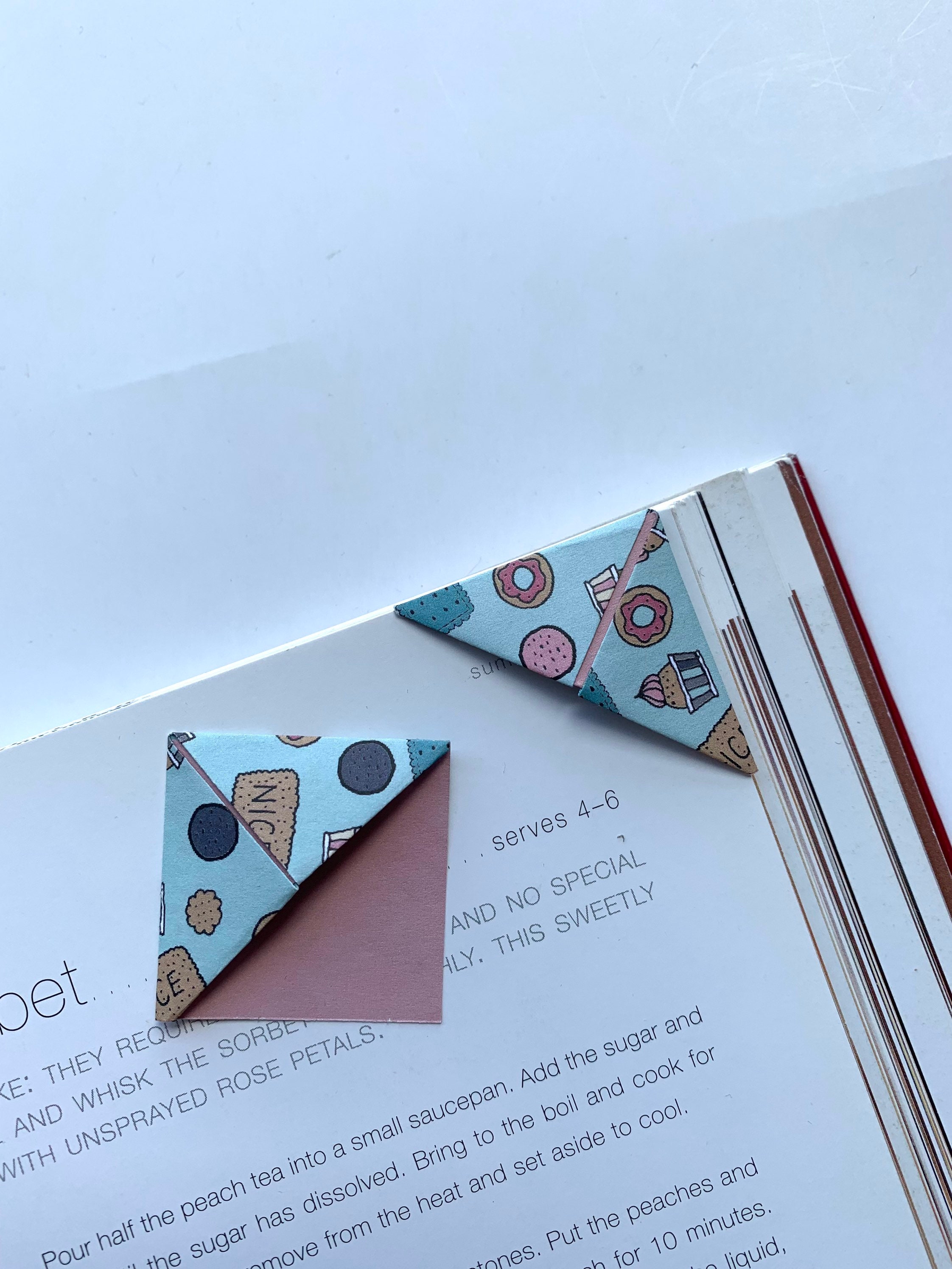 Paper Corner BOOKMARKS, Page Corner Bookmark, Page Corner - Etsy