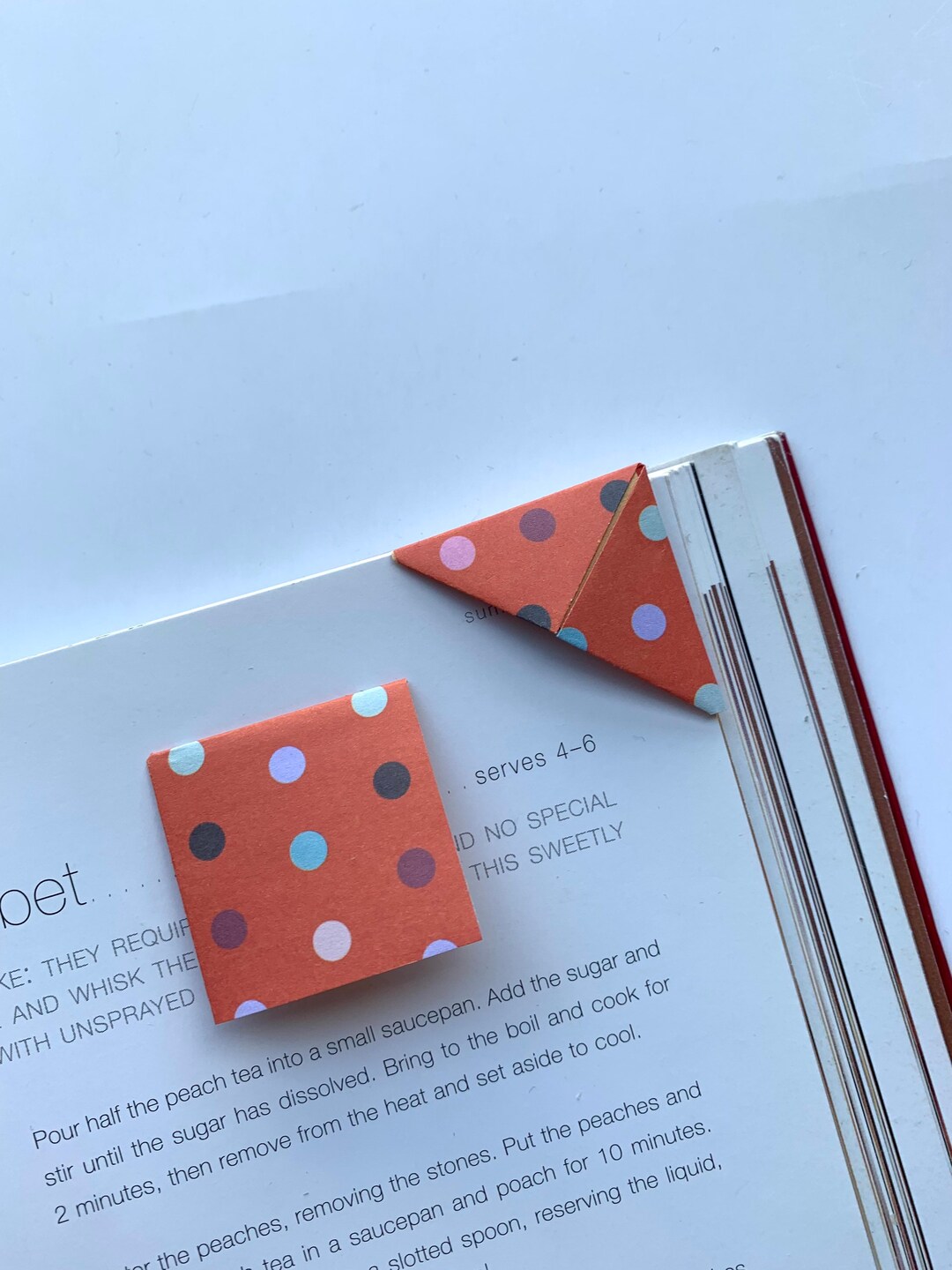 Paper Corner BOOKMARKS, Page Corner Bookmark, Page Corner - Etsy