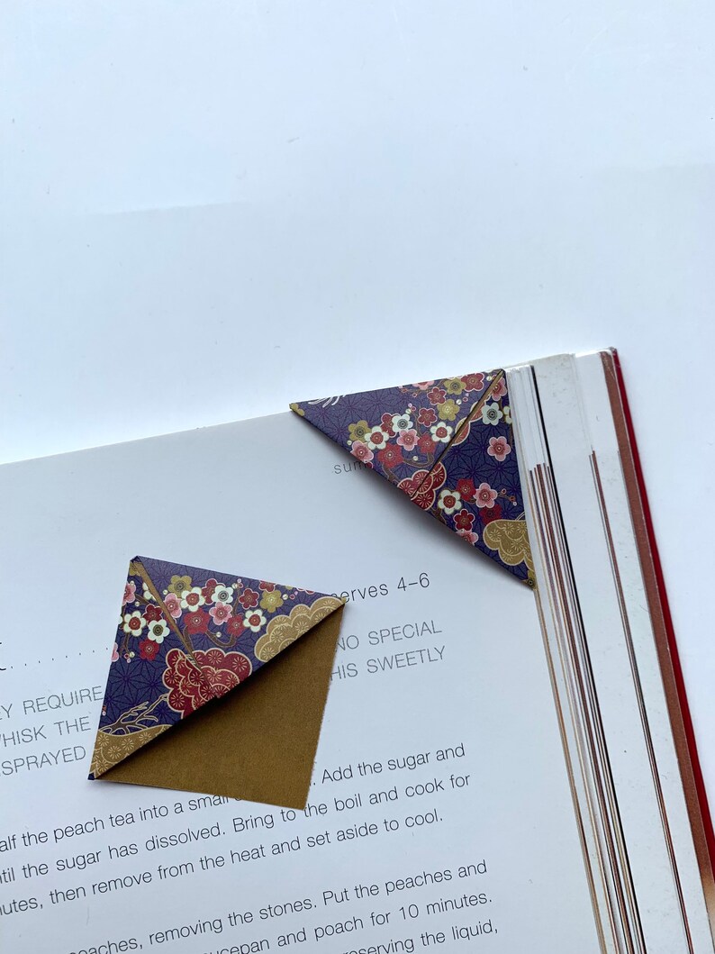Paper Corner BOOKMARKS, Page Corner Bookmark, Page Corner - Etsy
