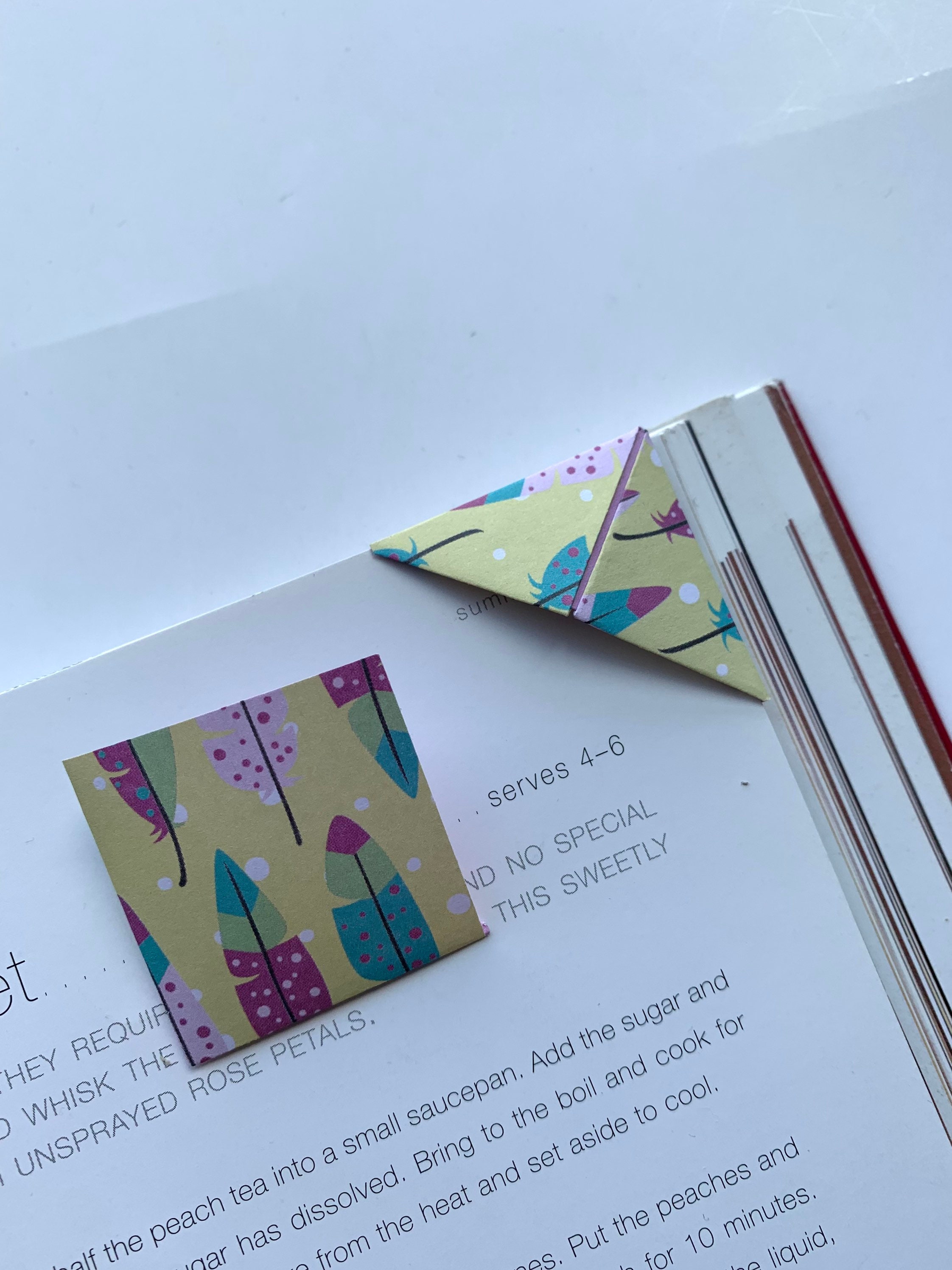 Paper Corner BOOKMARKS Page Corner Bookmark Page Corner - Etsy UK