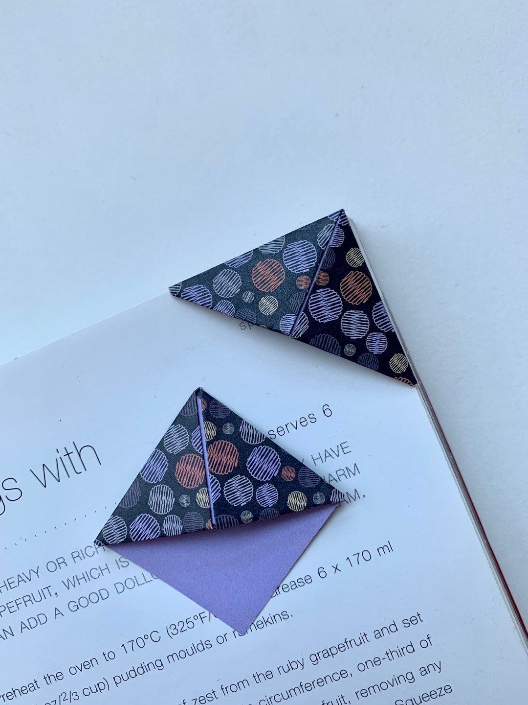Paper Corner BOOKMARKS, Page Corner Bookmark, Page Corner - Etsy