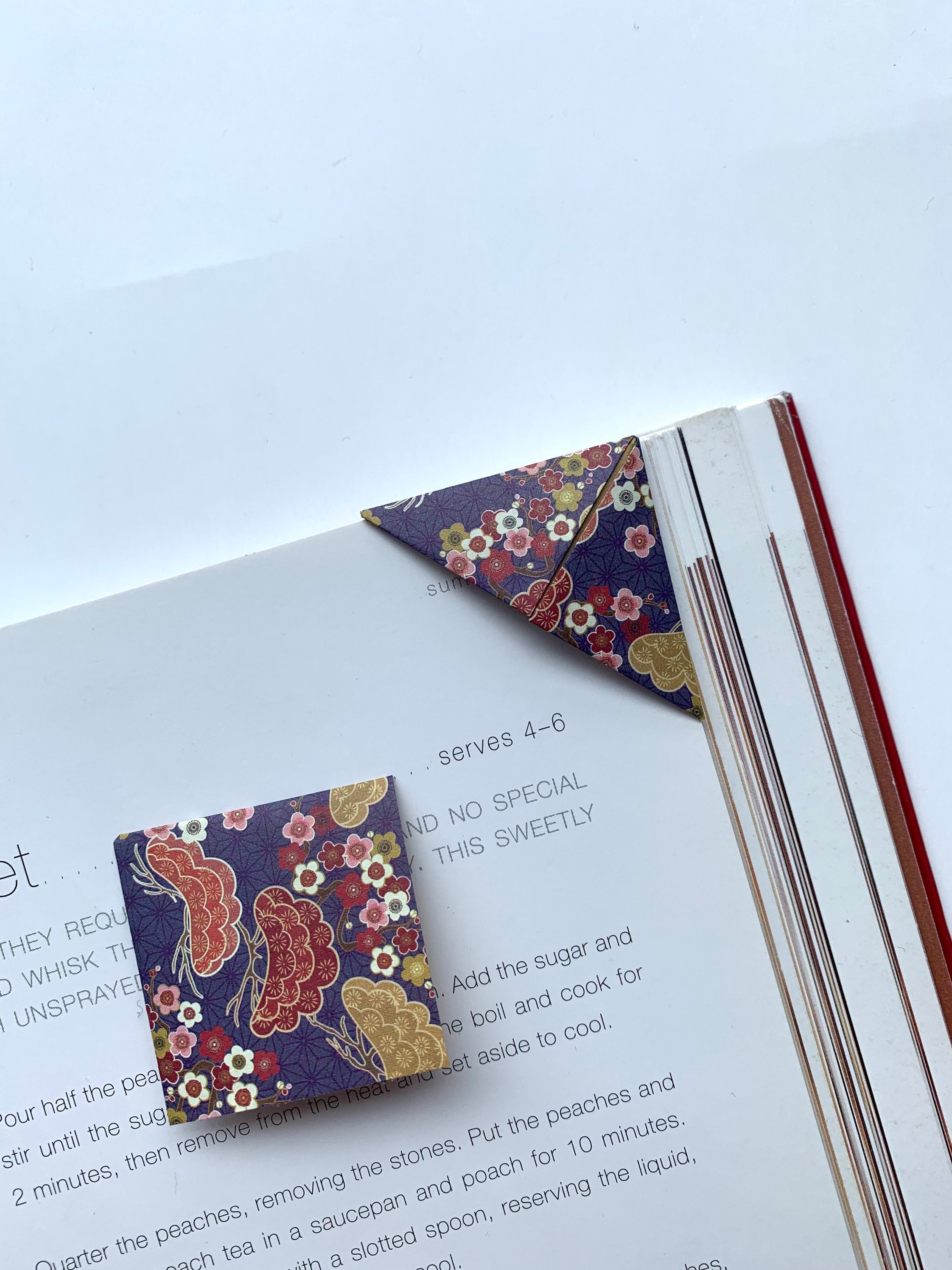 Paper Corner BOOKMARKS, Page Corner Bookmark, Page Corner - Etsy