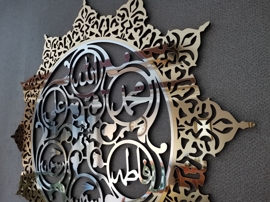 Panjtan Pak Wall Art Ahlul Bayt Decor Islamic Home Decor - Etsy