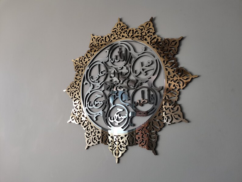 Panjtan Pak Wall Art Ahlul Bayt Decor Islamic Home Decor - Etsy