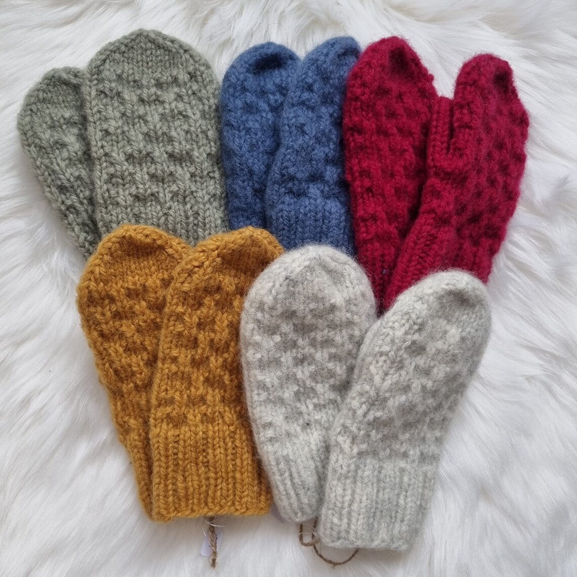 Aurora Felted Mittens - Knit Pattern|mittens Pattern|instant Download ...