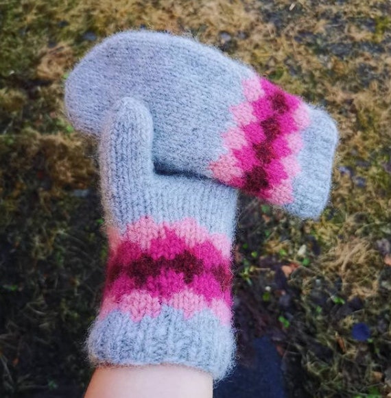 Felted Mittens Knitting Pattern