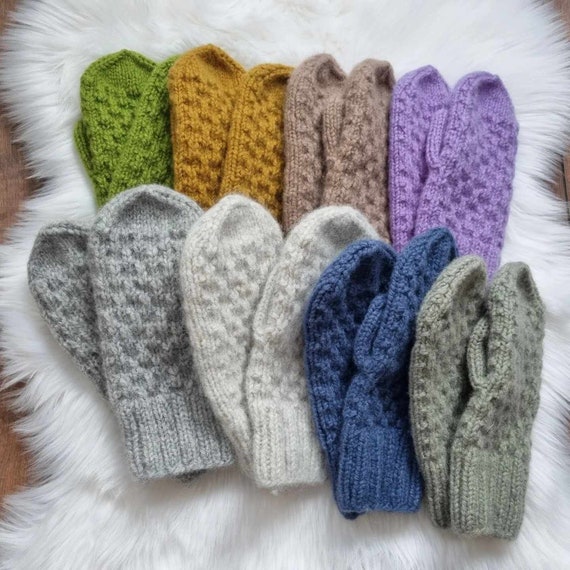 Felted Mittens Knitting Pattern
