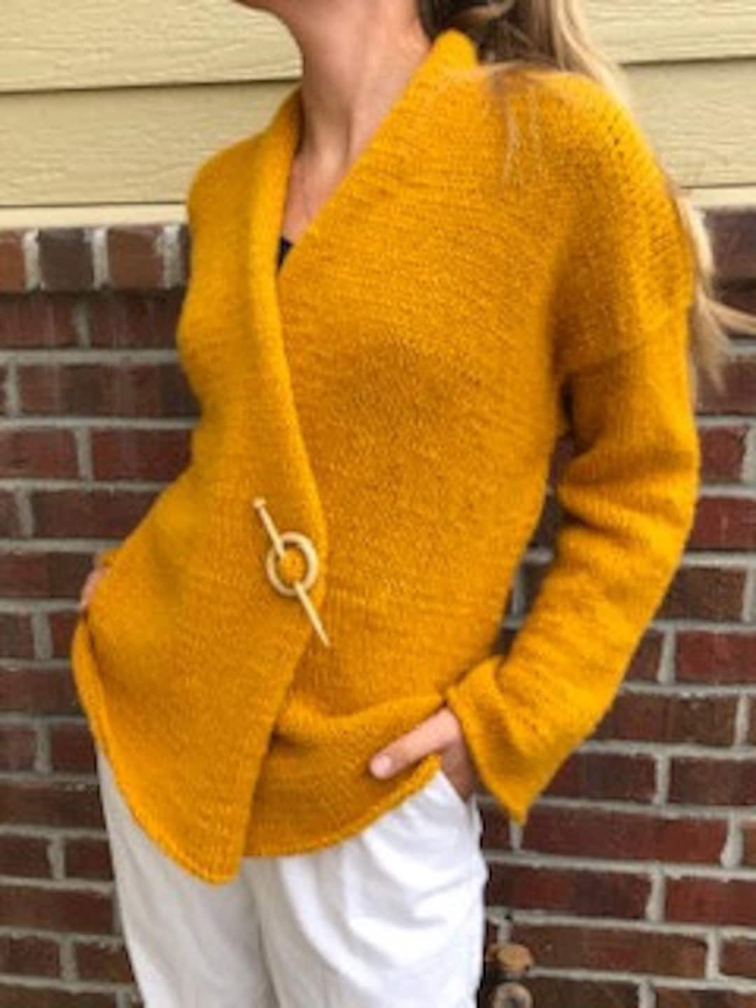 Hand Knitted Wool Cardigan for Women Clothing Gift for Women - Etsy