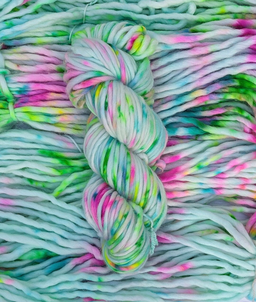 PRE ORDER 'minty Whisper' Super Chunky 150g Hand Dyed Merino Yarn - Etsy