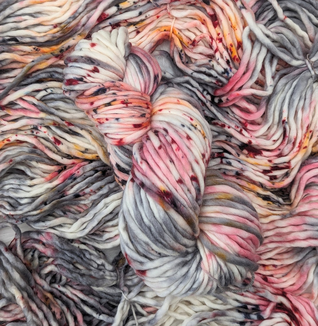 PRE ORDER 'wildfire Sunset' Super Chunky 150g Hand Dyed Merino Yarn - Etsy