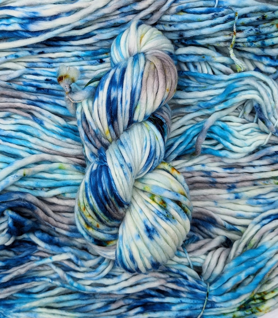 PRE ORDER 'frozen' Super Chunky 150g Hand Dyed Merino Yarn - Etsy