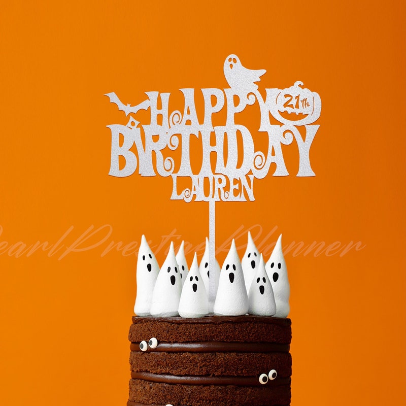 Happy Halloween Cake Topper - Etsy