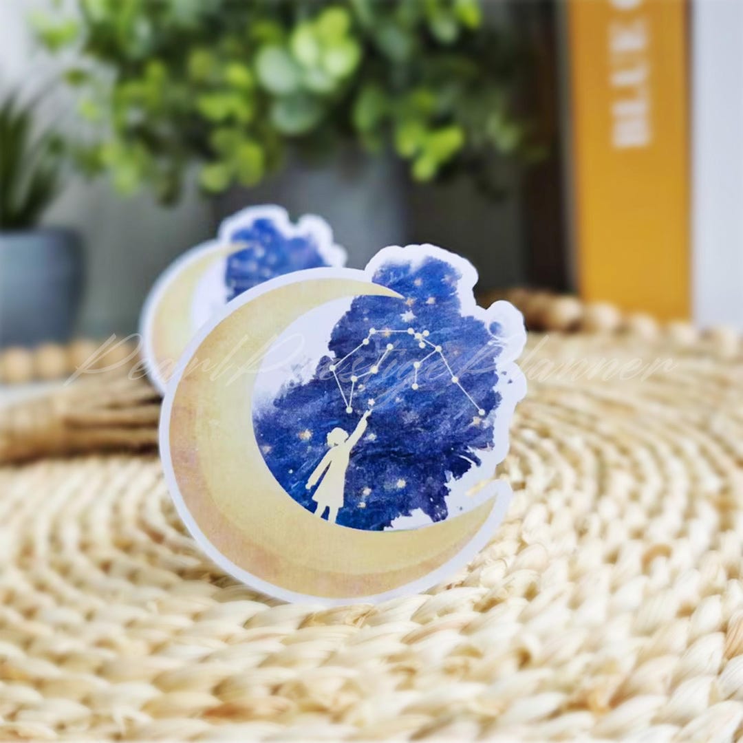 Personalized Zodiac Sticker, Astrological Sign Sticker, Inspirational ...