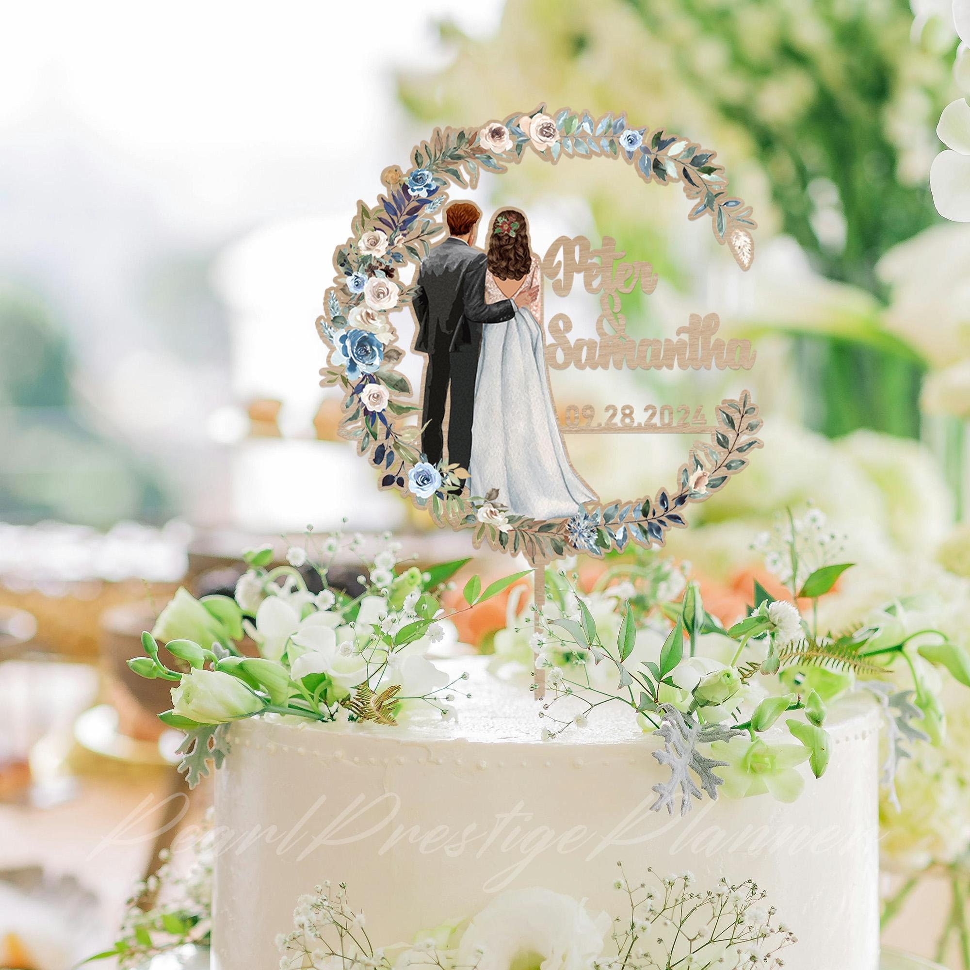 Traditional Marriage Cake Topper