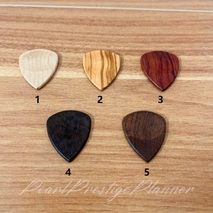Personalized Wooden Guitar Pick, Handmade Wood Guitar Pick, Gift for ...