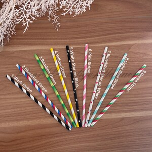 Custom Funny Face Straw, Photo Paper Straw, Birthday Straws ...