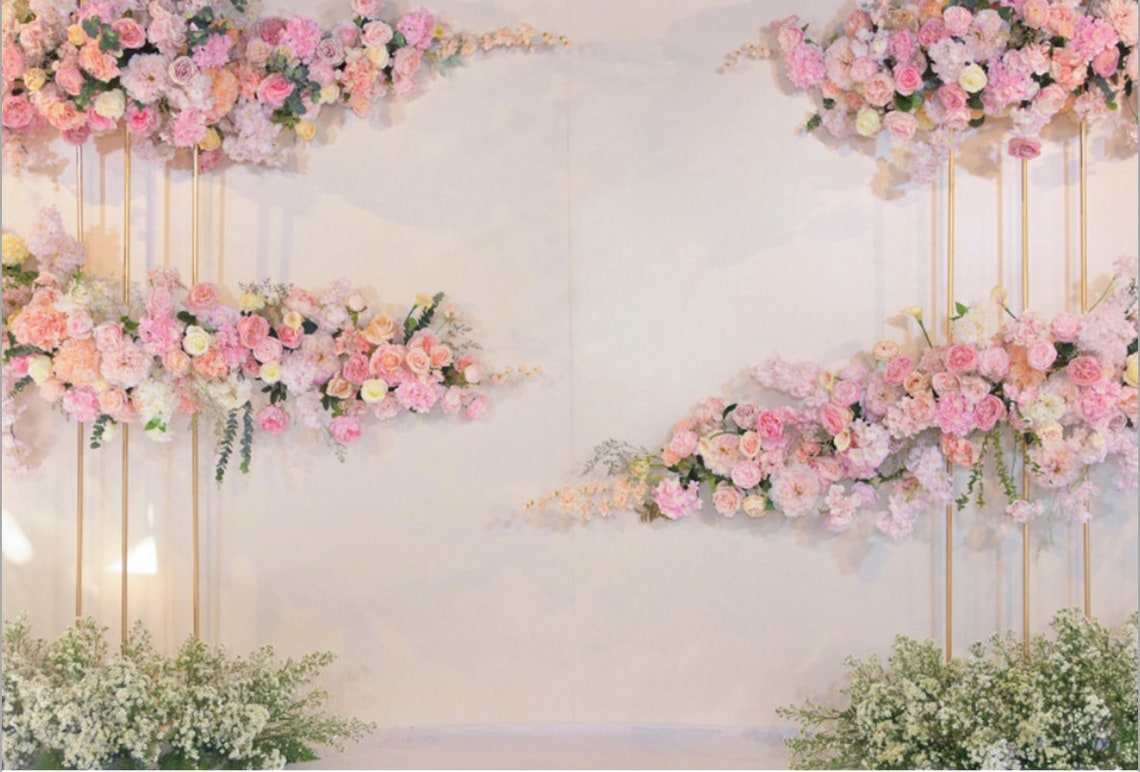 Wedding Backdrop Romantic Flower Wedding Wall Flower - Etsy