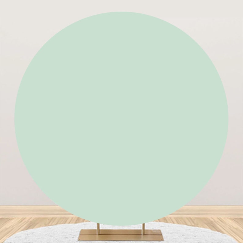 Round Solid Color Photography Backdrop Birthday Party Wedding Baby ...