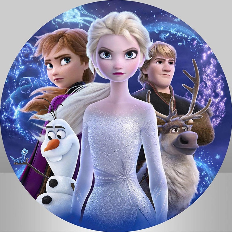 Frozen Characters Backdrop - Etsy