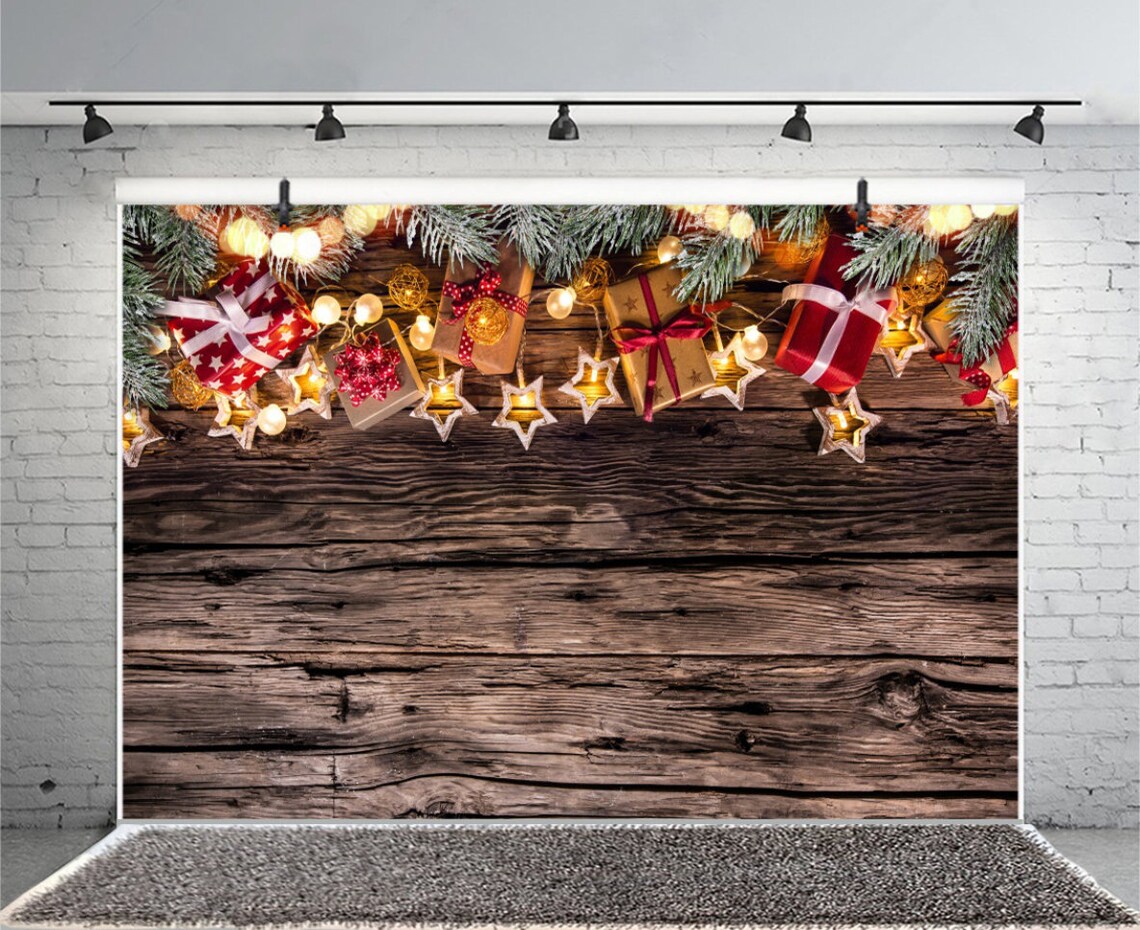 Christmas Scene,merry Christmas Backdrop, for Christmas Photograph ...