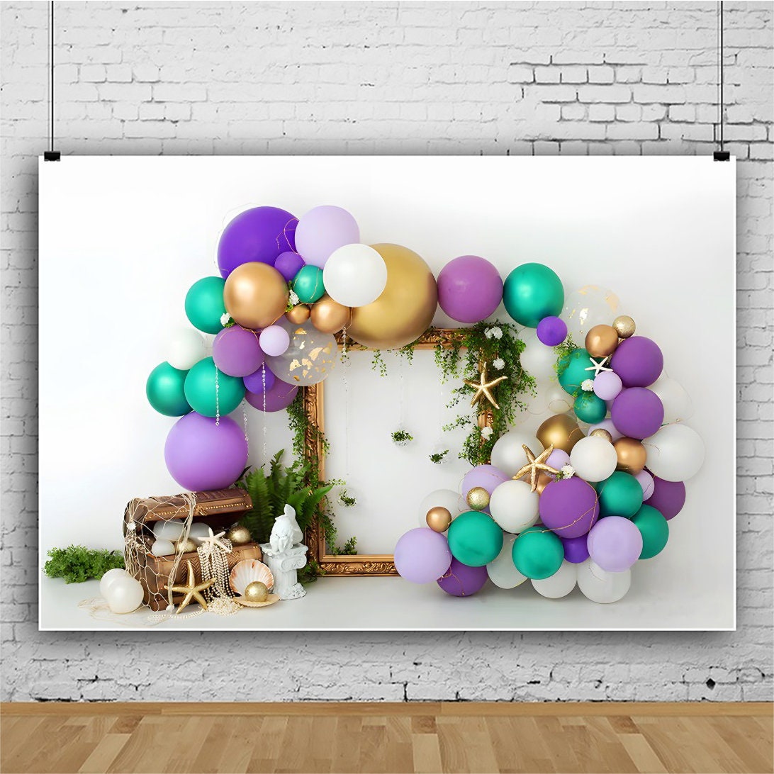 Balloon Decoration Backdrop,balloon Arch Photograph Backdrop,wedding ...
