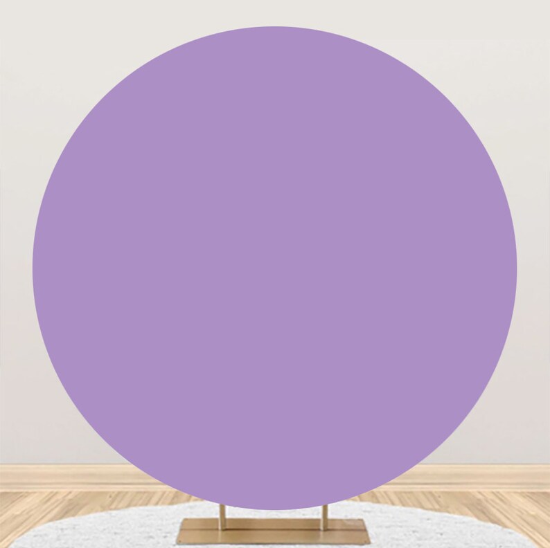 Round Solid Color Photography Backdrop Birthday Party Wedding Baby ...