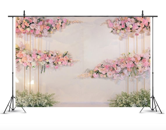 Wedding Backdrop Romantic Flower Wedding Wall Flower | Etsy