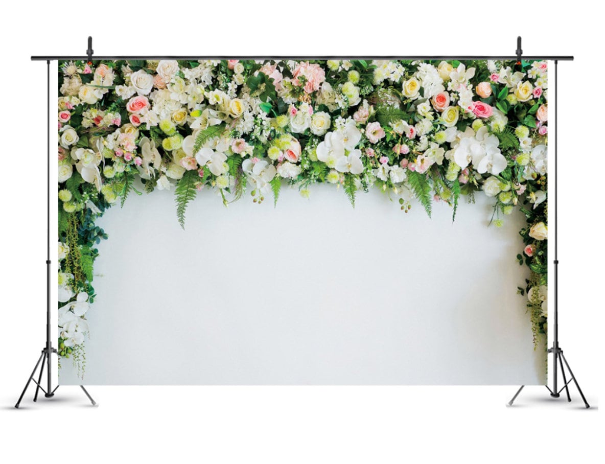 Beautiful Flower White Wall, Wedding Backdrop, Flower Photograph ...