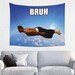 Bruh Flying Midget Tapestry Meme Funny Tapestry Wall Hanging Backdrops ...