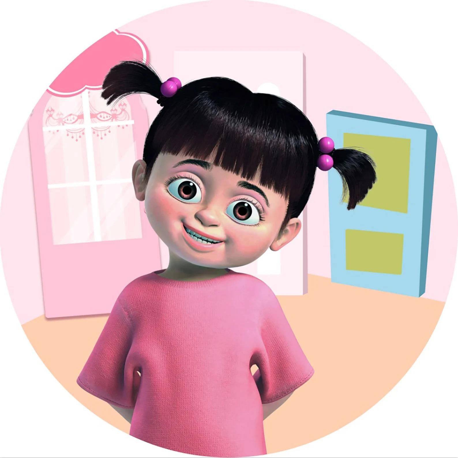 Boo Monster Round Backdrop Kids Photo Background Birthday Party ...