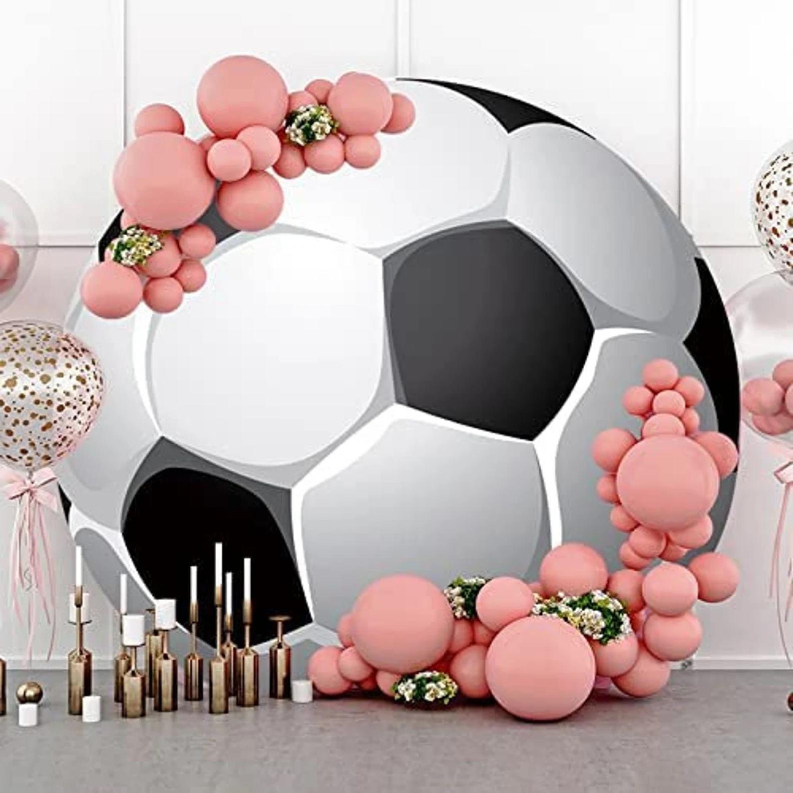 Soccer Football Round Backdrop: World Cup Party Decor - Etsy
