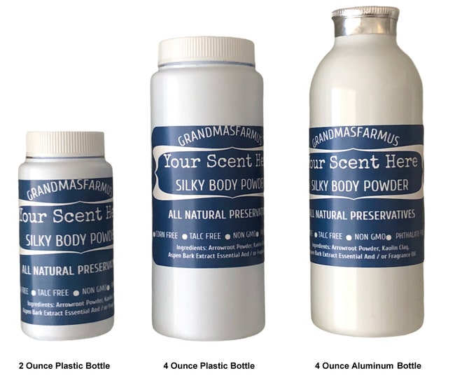 Natural Body Powder Pick Your Favorite Scent Corn Free - Etsy