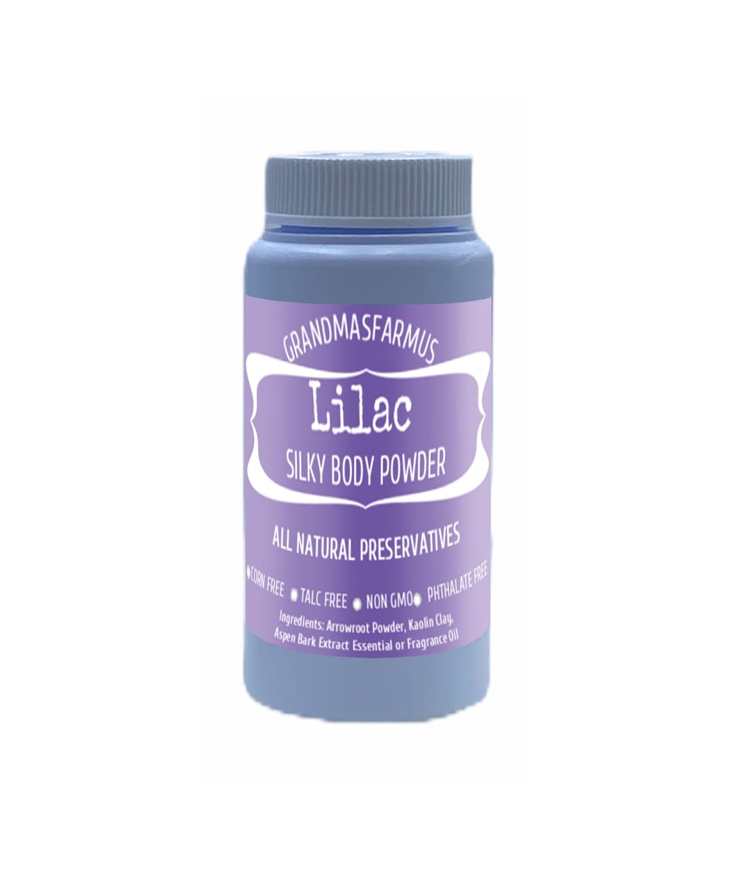Lilac Natural Body Dusting Powder Talc Free Handmade GMO Free Corn Free ...