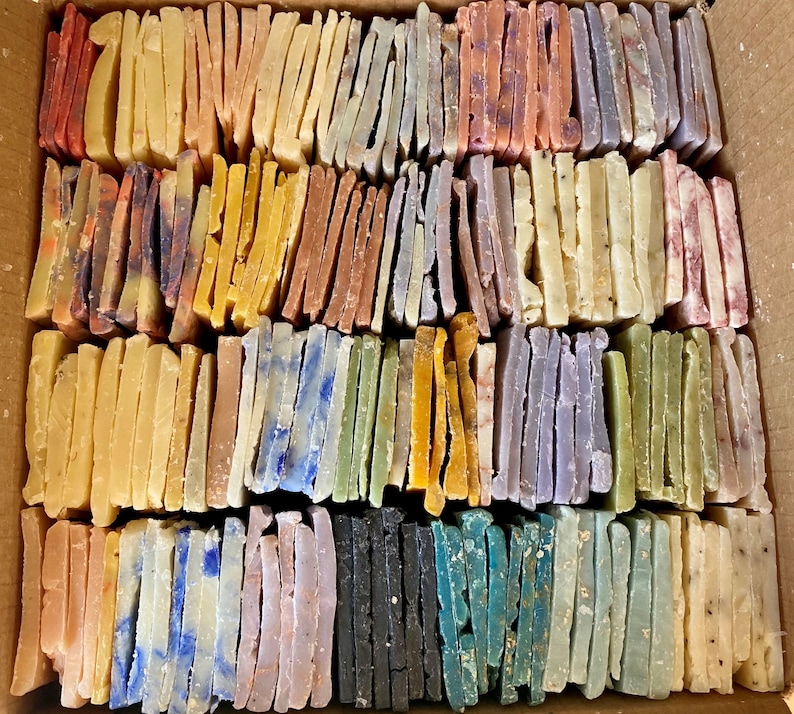 Very Thin Cut Handmade Soap Ends 25 50 100 150 200 Pieces Cold - Etsy