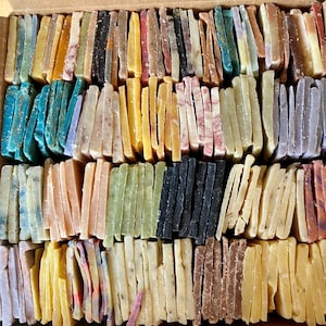 Very Thin Cut Handmade Soap Ends 25 50 100 150 200 Pieces Cold Process ...