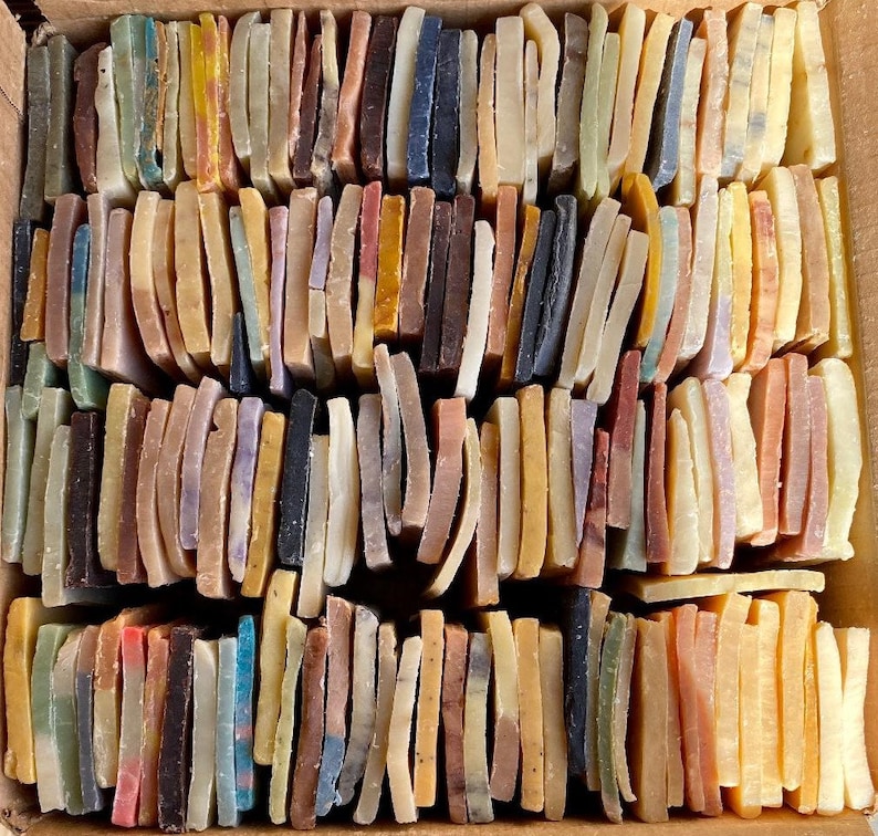 Very Thin Cut Handmade Soap Ends 25 50 100 150 200 Pieces Cold - Etsy