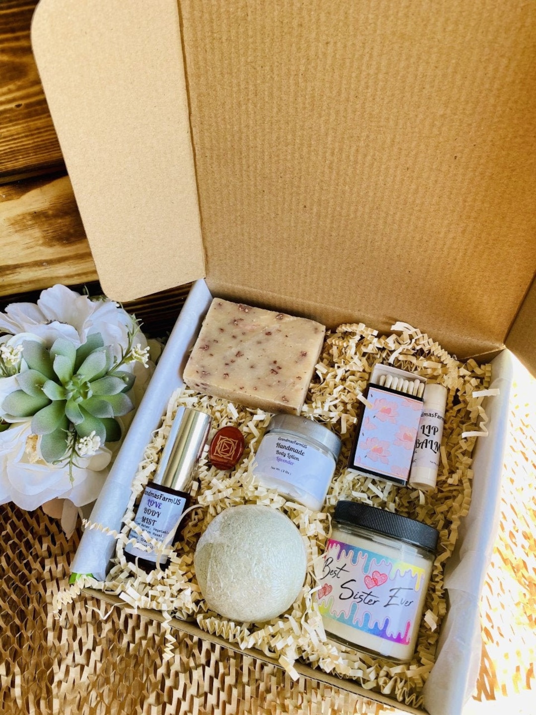 Best Sister Ever Spa Gift Box | Spa Gift Set for Sister | Spa Gift Box ...