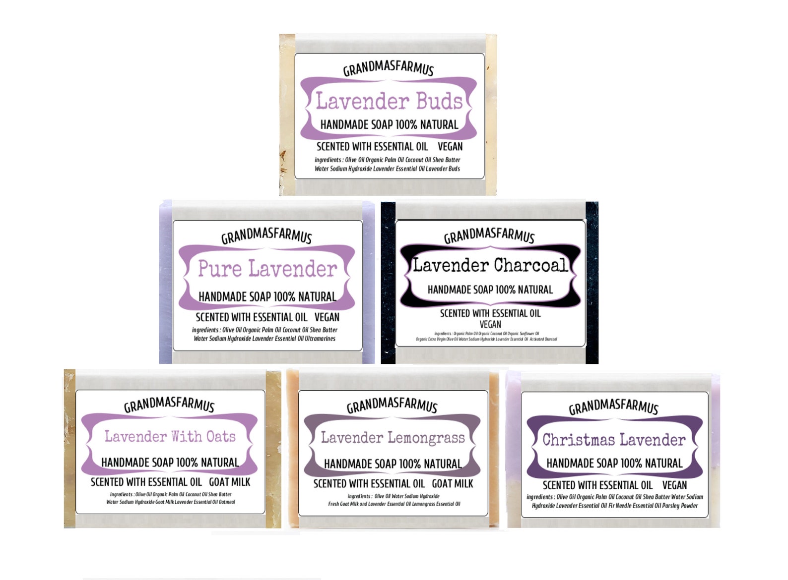 Handmade Soap Bars Pick Your Favorite Scents Artisan Soap - Etsy