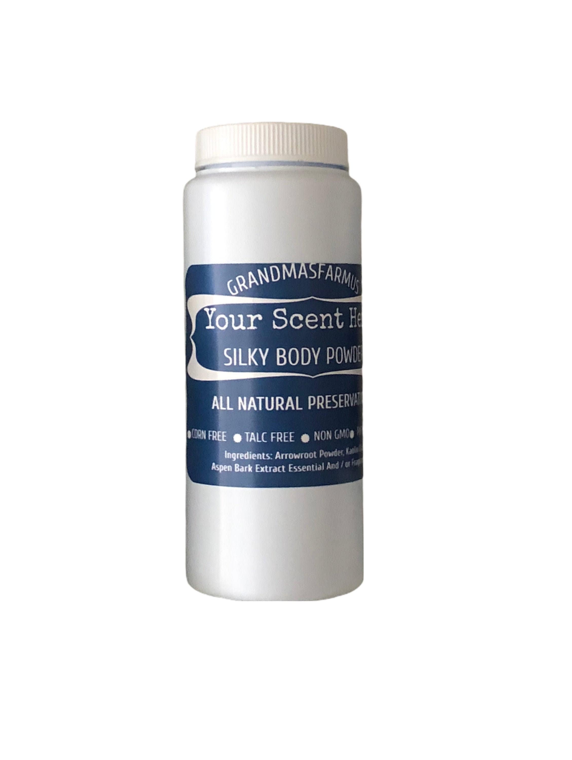 Natural Body Powder Pick Your Favorite Scent Corn Free Handmade Soft ...