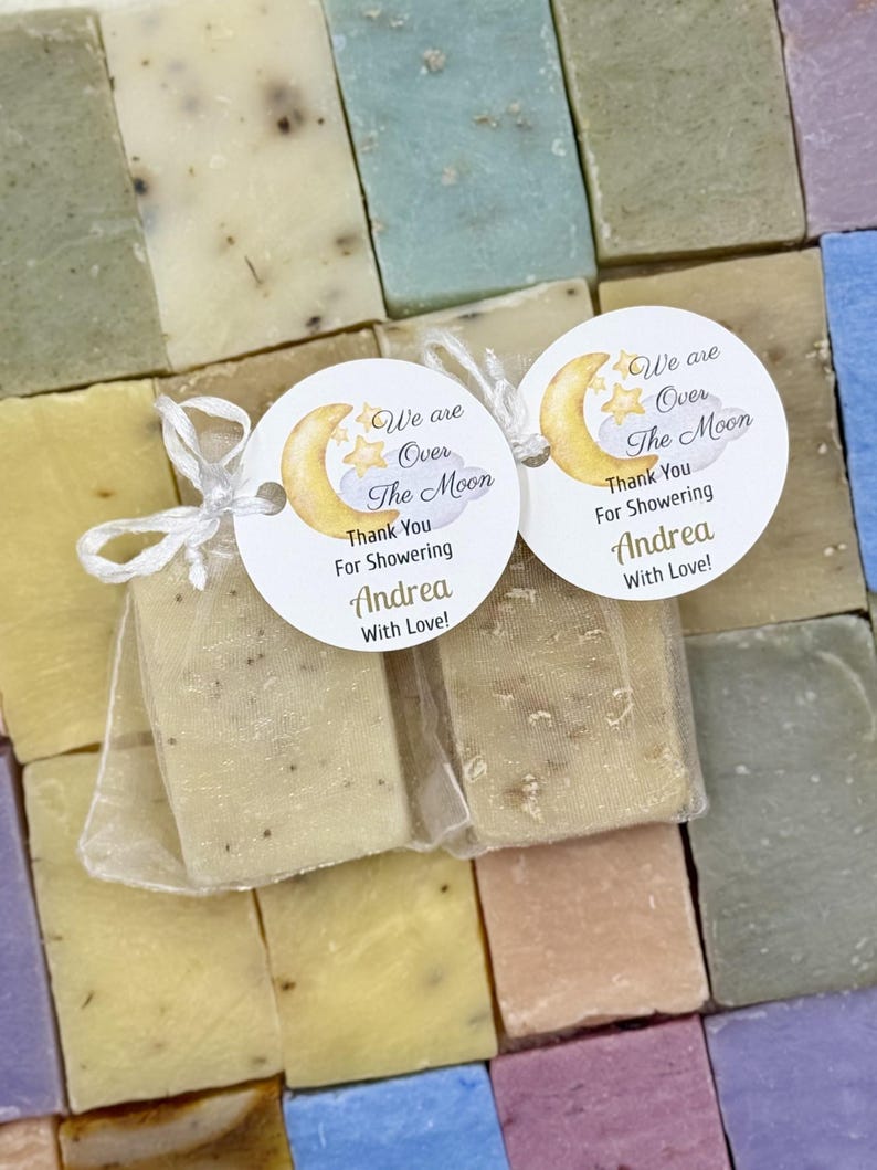 Twinkle Twinkle Little Star Baby Shower Soap Favor Moon and Star Theme ...