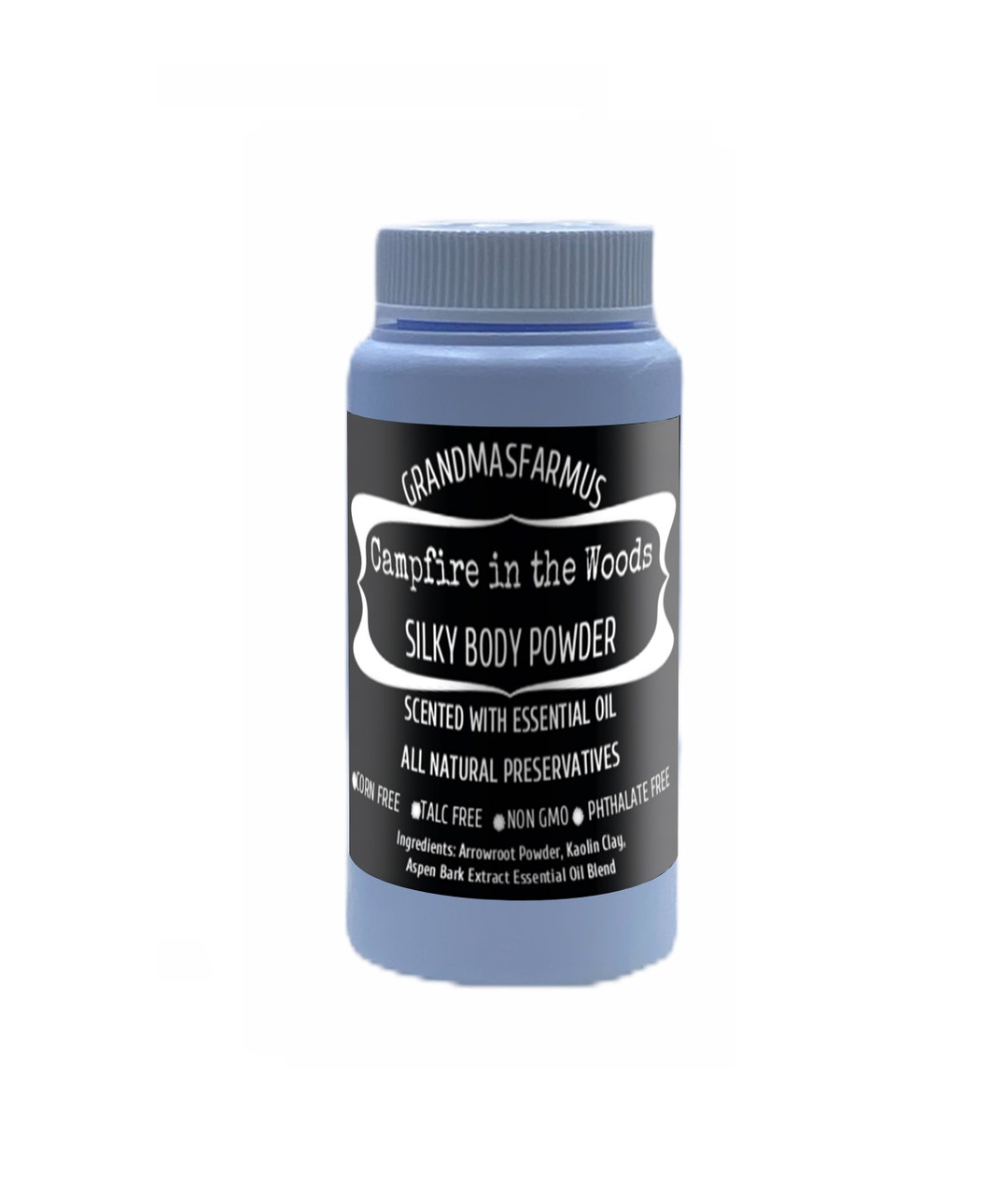 Campfire in the Woods Natural Body Dusting Powder Talc Free Handmade ...