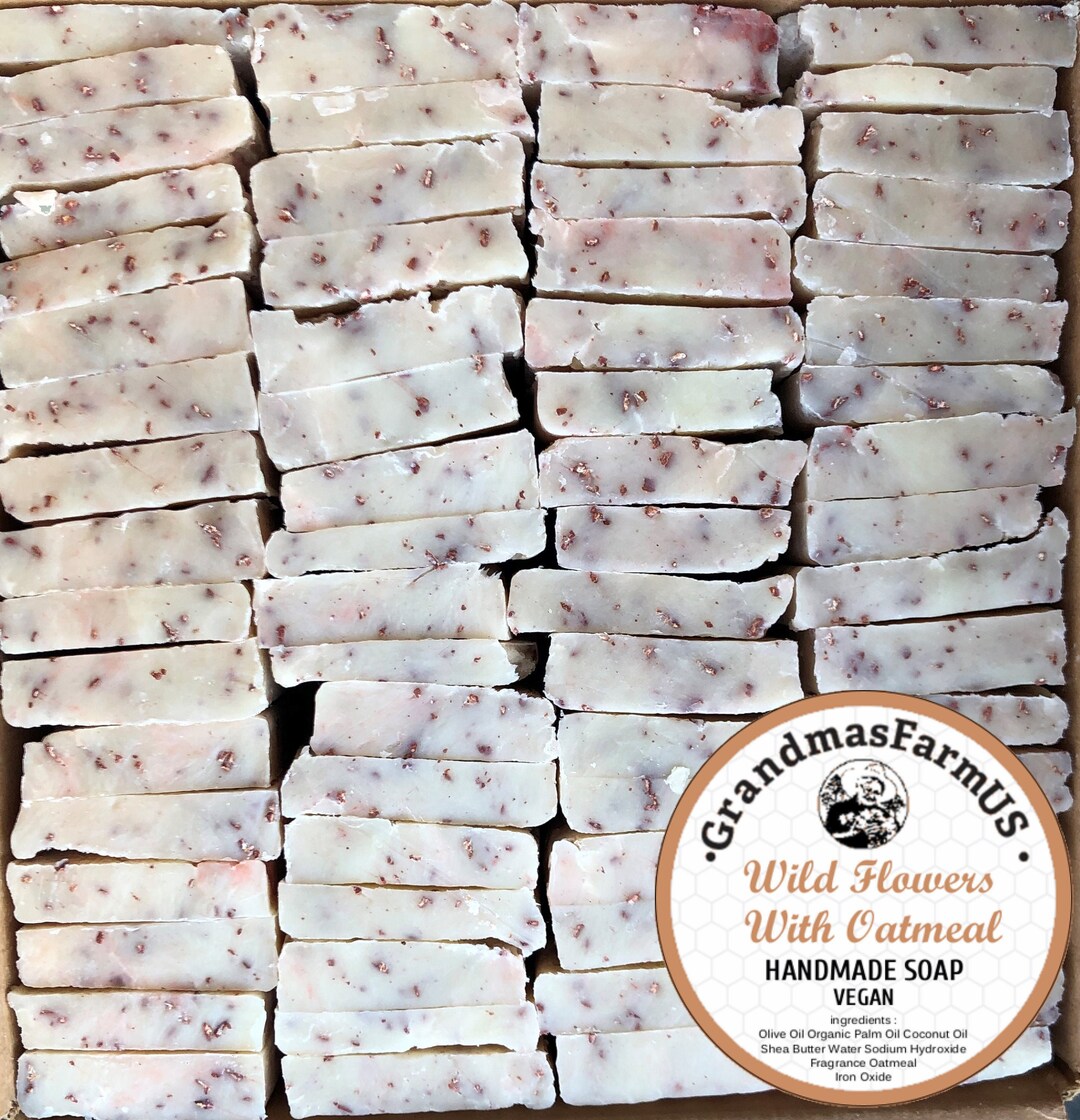 Floral Soap Ends 15 or 30 Pieces Pick Your Favorite Scent Handmade Soap ...